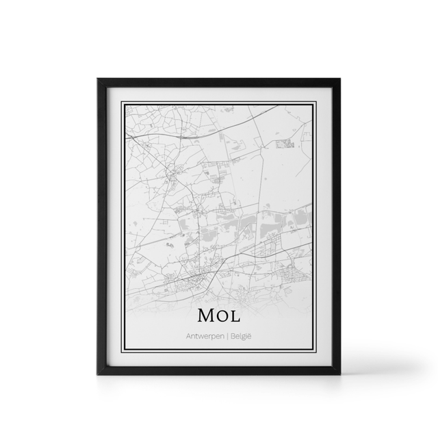 Plattegrond Mol poster - Where It Happened