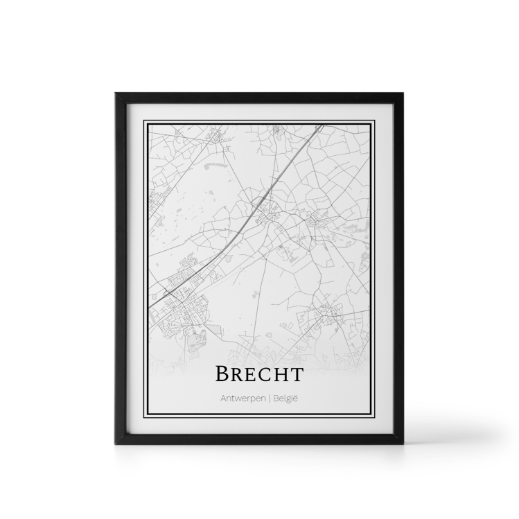 Plattegrond Brecht poster - Where It Happened