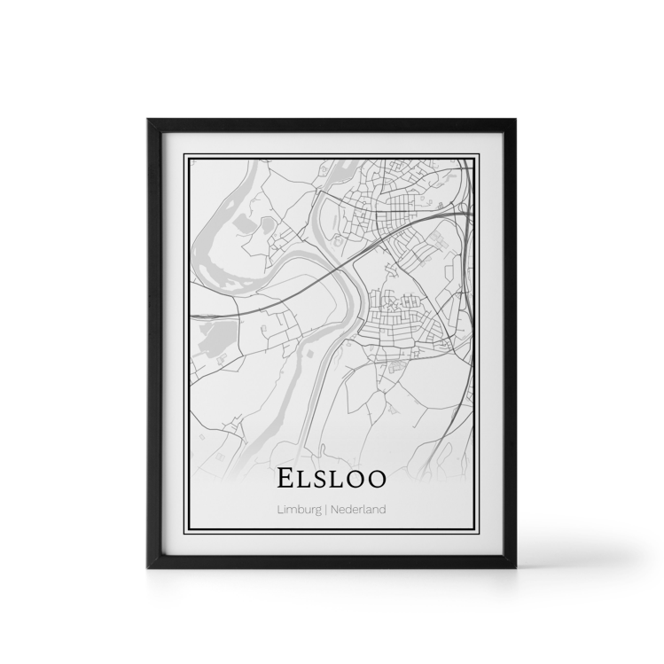 Plattegrond Elsloo poster - Where It Happened