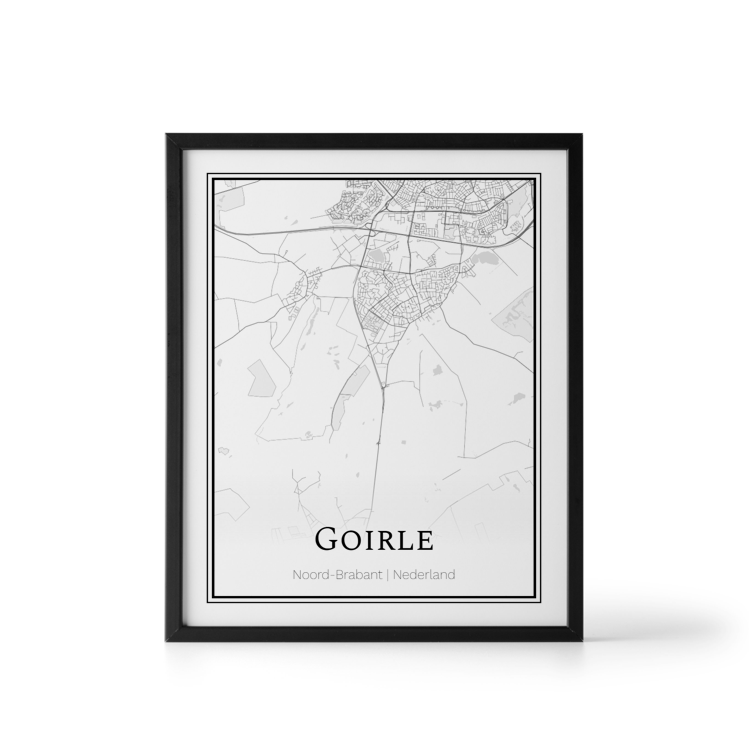 Plattegrond Goirle poster - Where It Happened