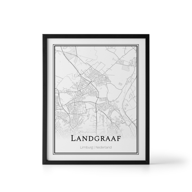 Plattegrond Landgraaf poster - Where It Happened