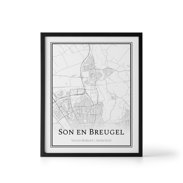 Plattegrond Son en Breugel poster - Where It Happened