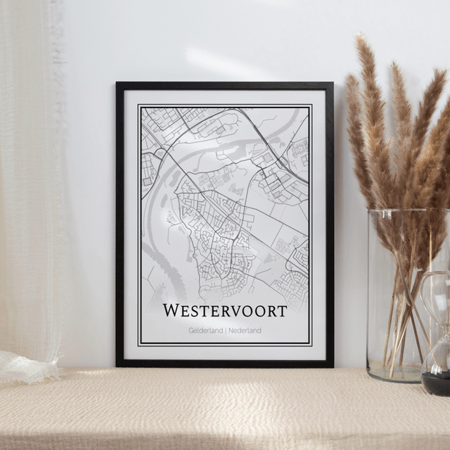 Plattegrond Westervoort poster - Where It Happened