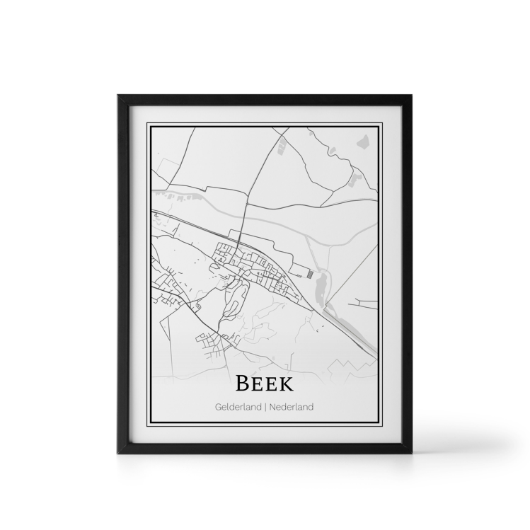Plattegrond Beek poster - Where It Happened