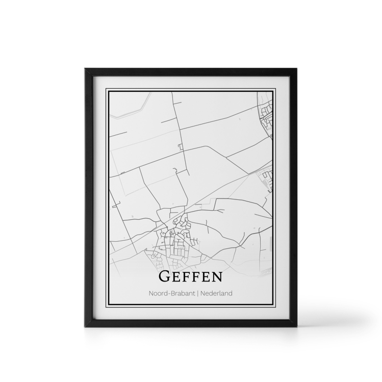 Plattegrond Geffen poster - Where It Happened