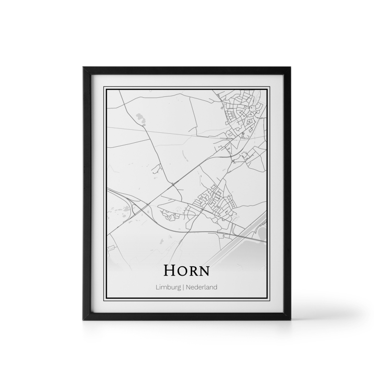 Plattegrond Horn poster - Where It Happened