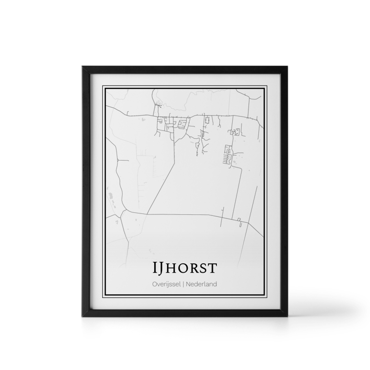 Plattegrond IJhorst poster - Where It Happened