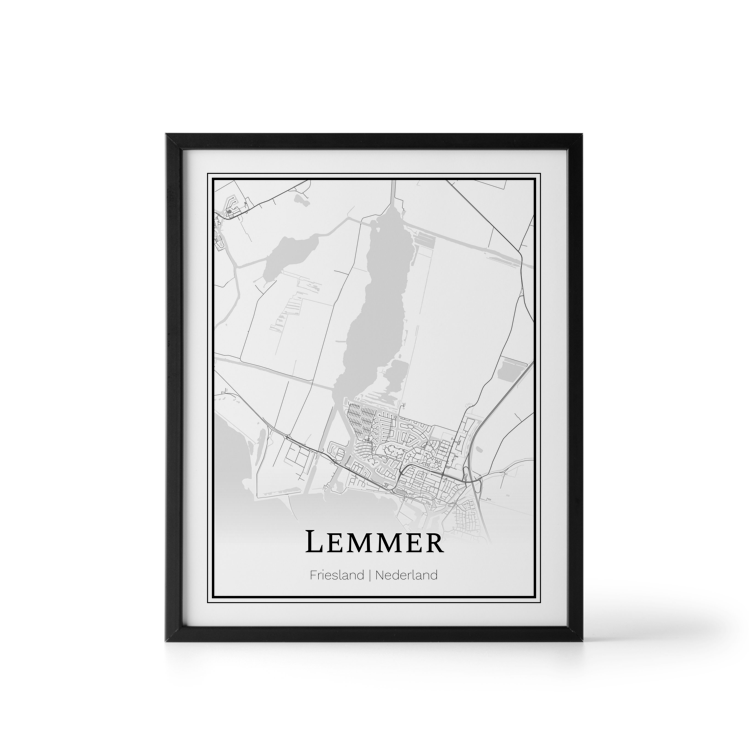 Plattegrond Lemmer poster - Where It Happened
