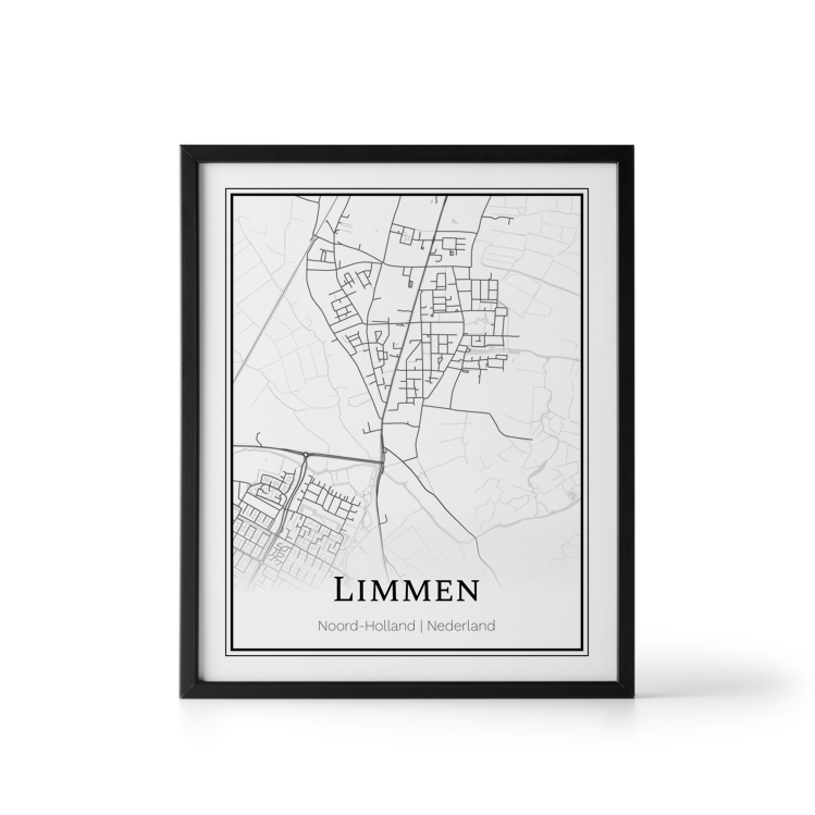 Plattegrond Limmen poster - Where It Happened