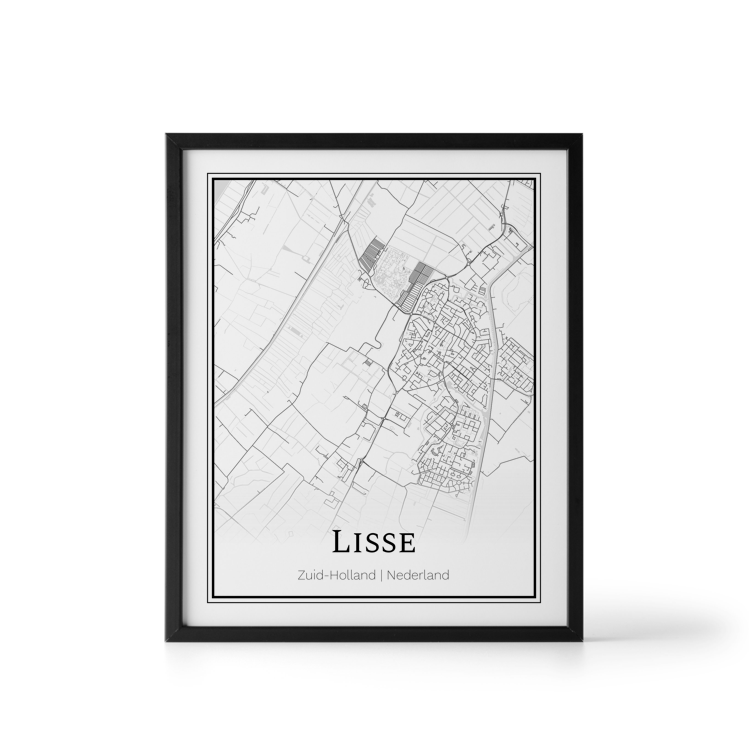 Plattegrond Lisse poster - Where It Happened