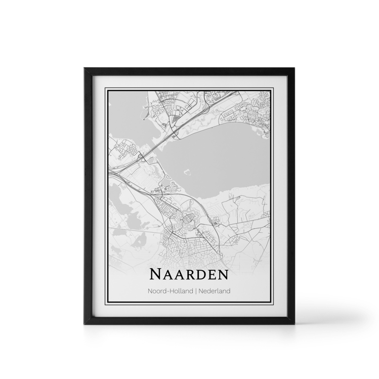 Plattegrond Naarden poster - Where It Happened