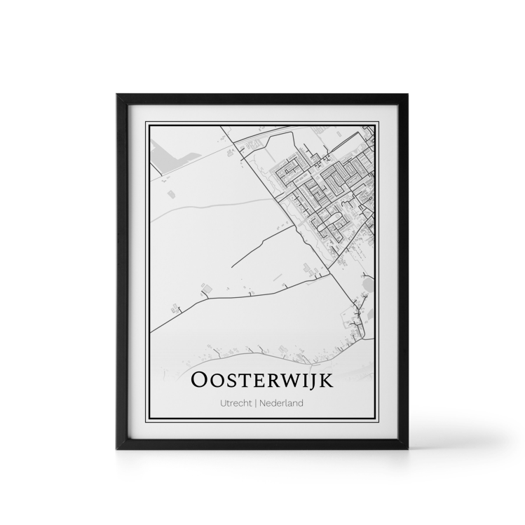 Plattegrond Oosterwijk poster - Where It Happened