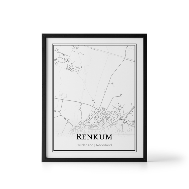 Plattegrond Renkum poster - Where It Happened