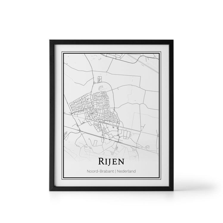 Plattegrond Rijen poster - Where It Happened