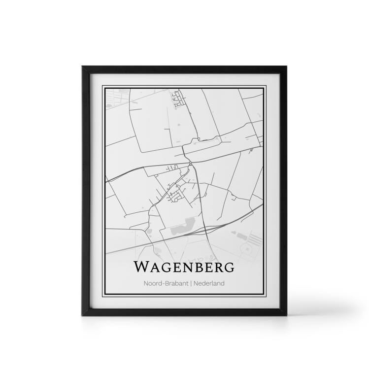 Plattegrond Wagenberg poster - Where It Happened