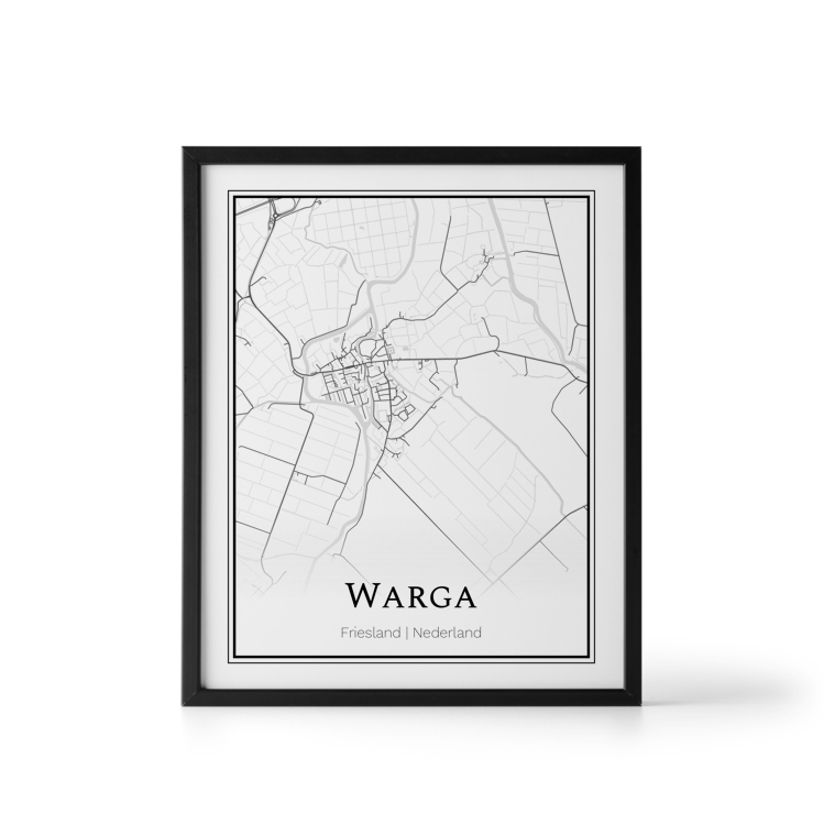Plattegrond Warga poster - Where It Happened