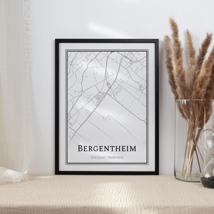 Plattegrond Bergentheim poster - Where It Happened