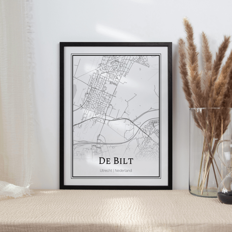 Plattegrond De Bilt poster - Where It Happened