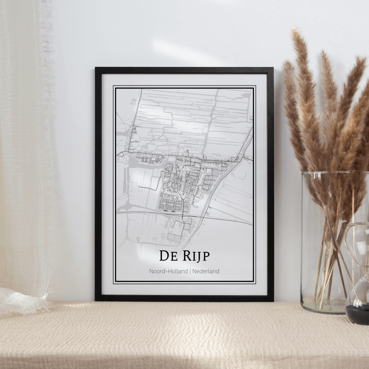 Plattegrond De Rijp poster - Where It Happened