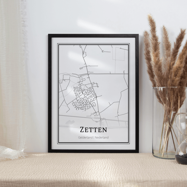 Plattegrond Zetten poster - Where It Happened