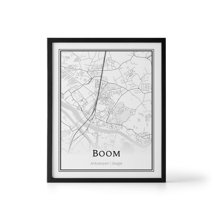 Plattegrond Boom poster - Where It Happened