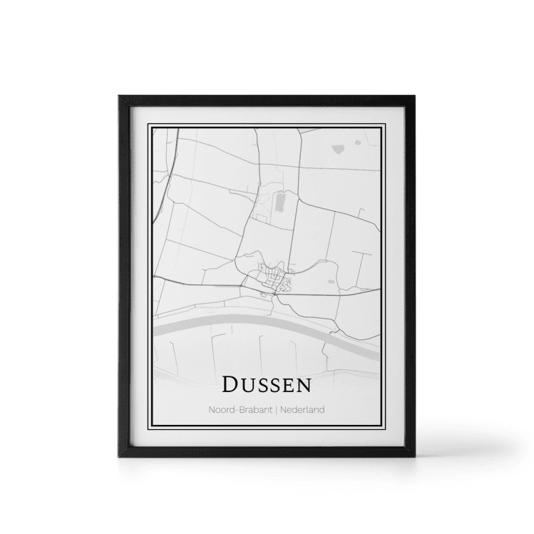 Plattegrond Dussen poster - Where It Happened