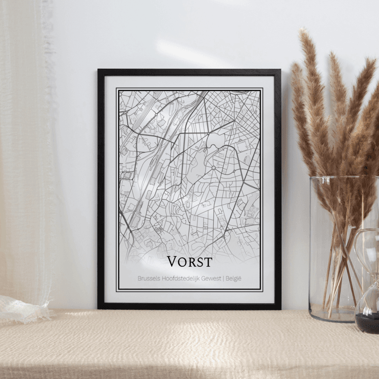 Plattegrond Vorst poster - Where It Happened