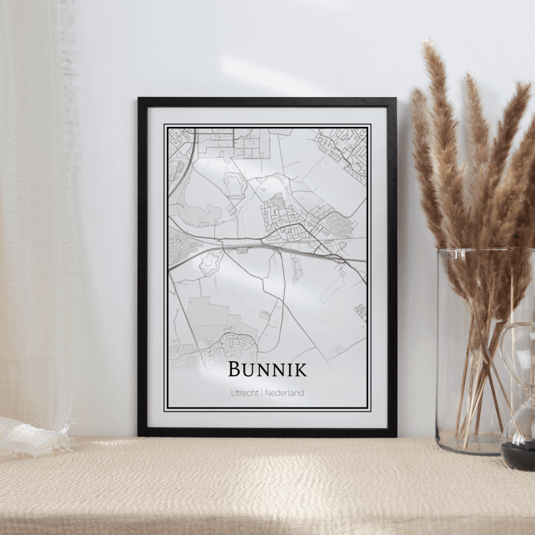 Plattegrond Bunnik poster - Where It Happened