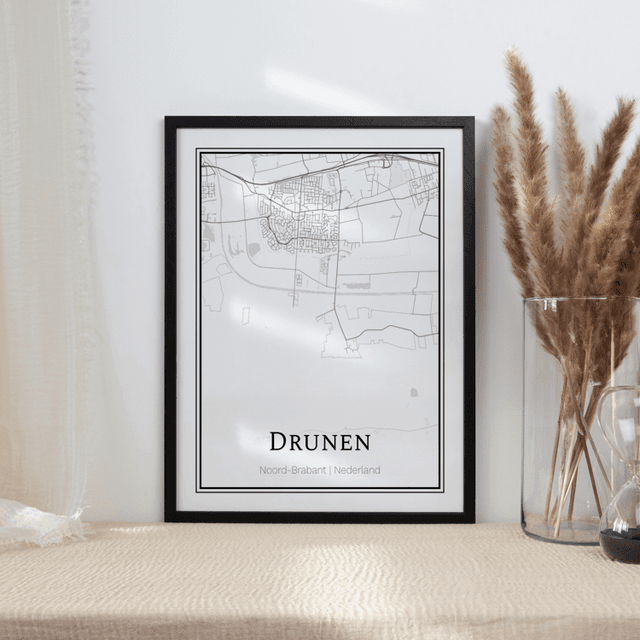 Plattegrond Drunen poster - Where It Happened