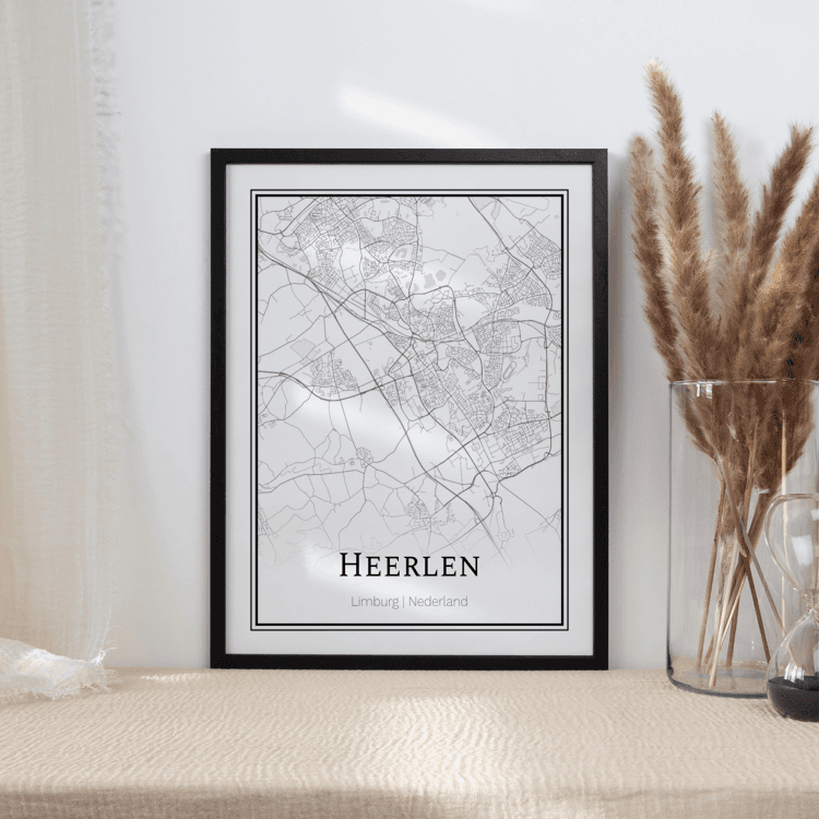 Plattegrond Heerlen poster - Where It Happened