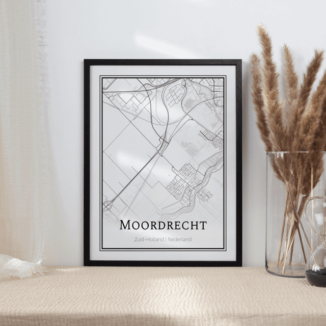 Plattegrond Moordrecht poster - Where It Happened