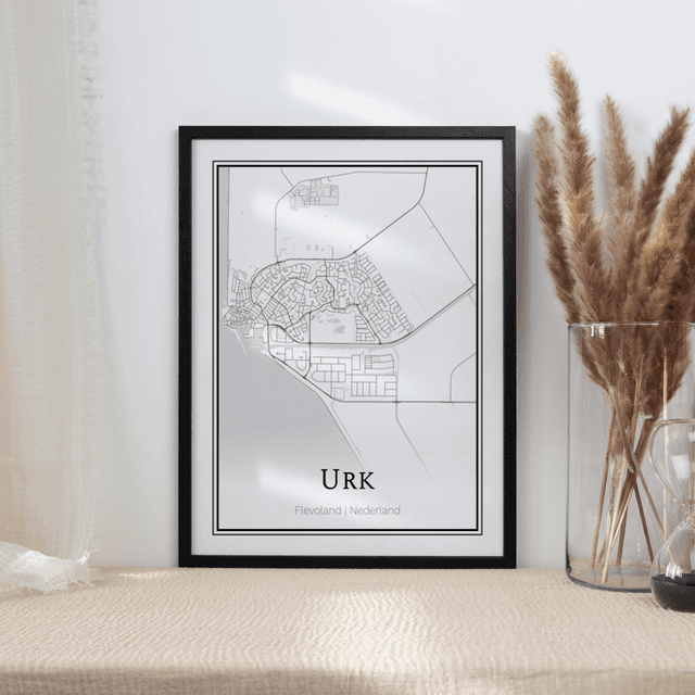 Plattegrond Urk poster - Where It Happened