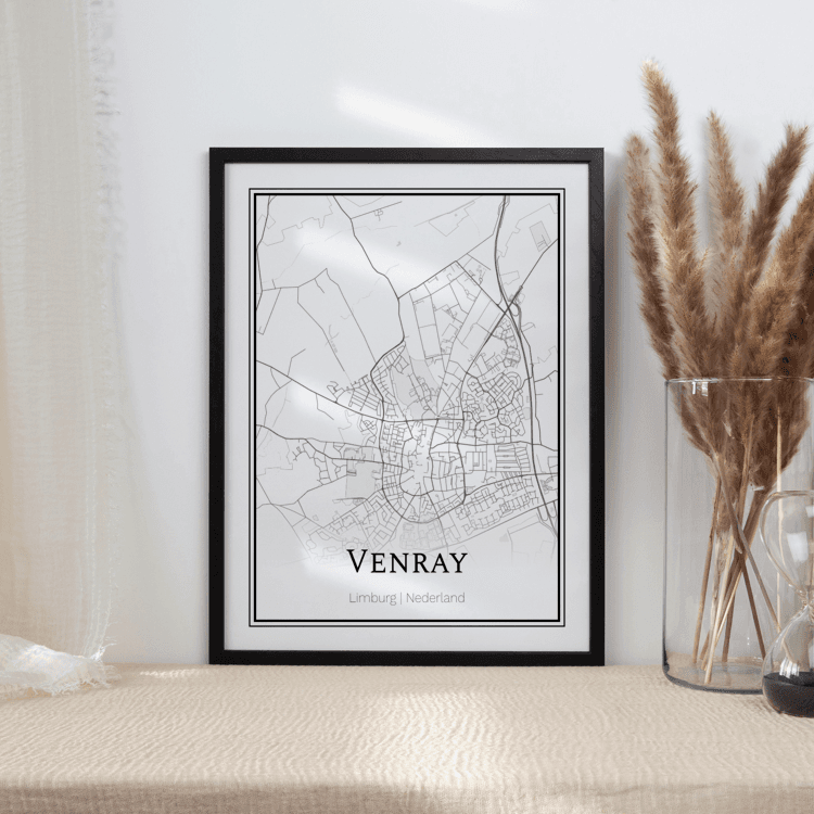 Plattegrond Venray poster - Where It Happened