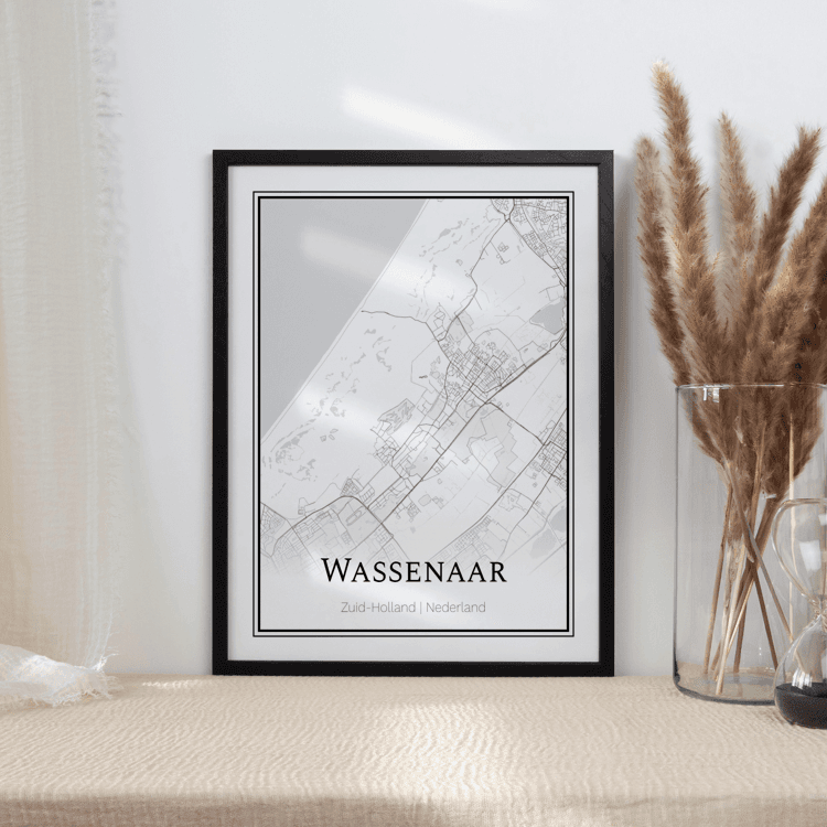 Plattegrond Wassenaar poster - Where It Happened