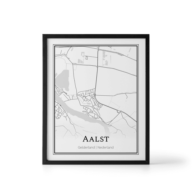 Plattegrond Aalst poster - Where It Happened