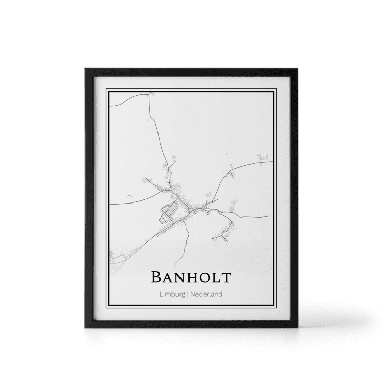 Plattegrond Banholt poster - Where It Happened