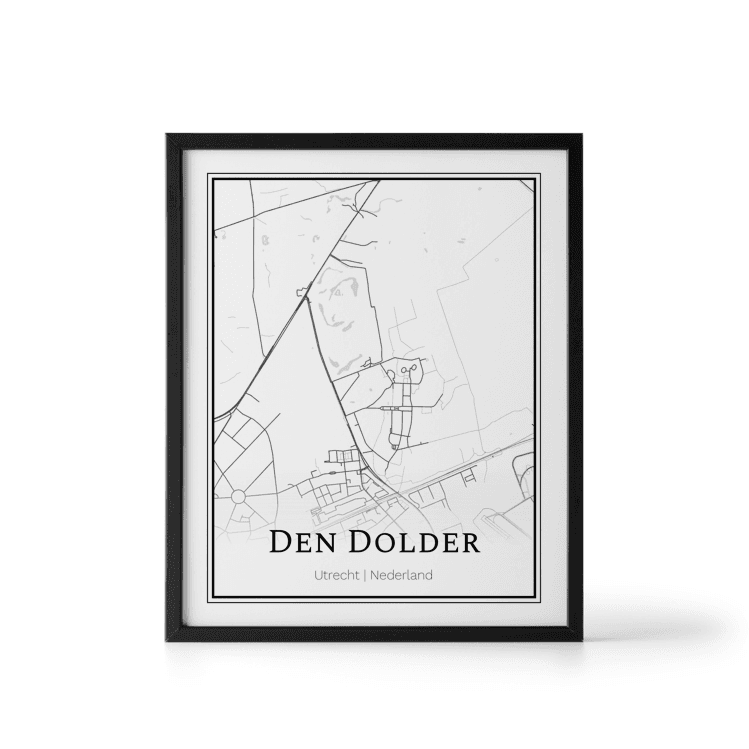 Plattegrond Den Dolder poster - Where It Happened