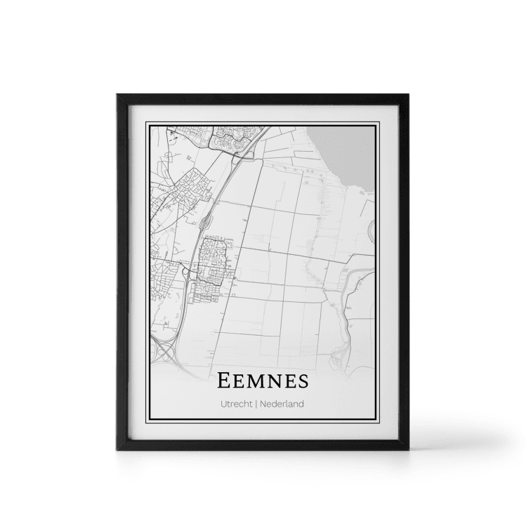 Plattegrond Eemnes poster - Where It Happened