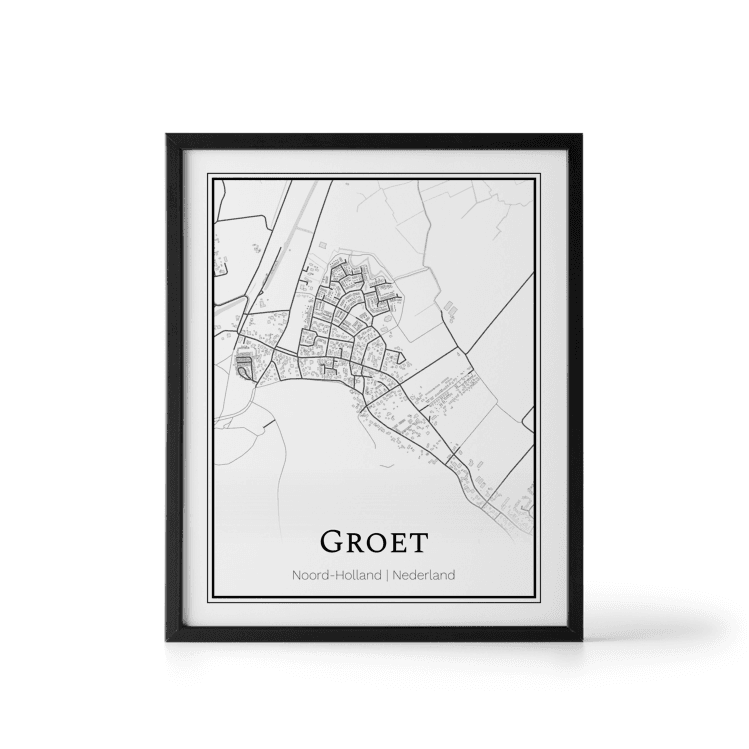 Plattegrond Groet poster - Where It Happened