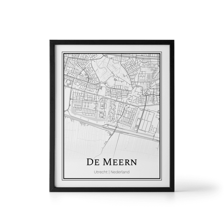 Plattegrond De Meern poster - Where It Happened
