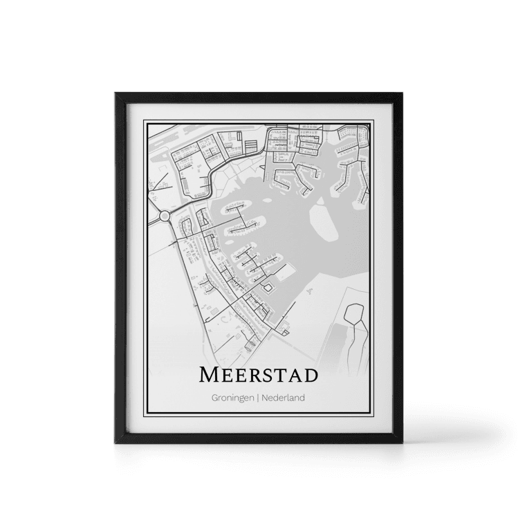 Plattegrond Meerstad poster - Where It Happened