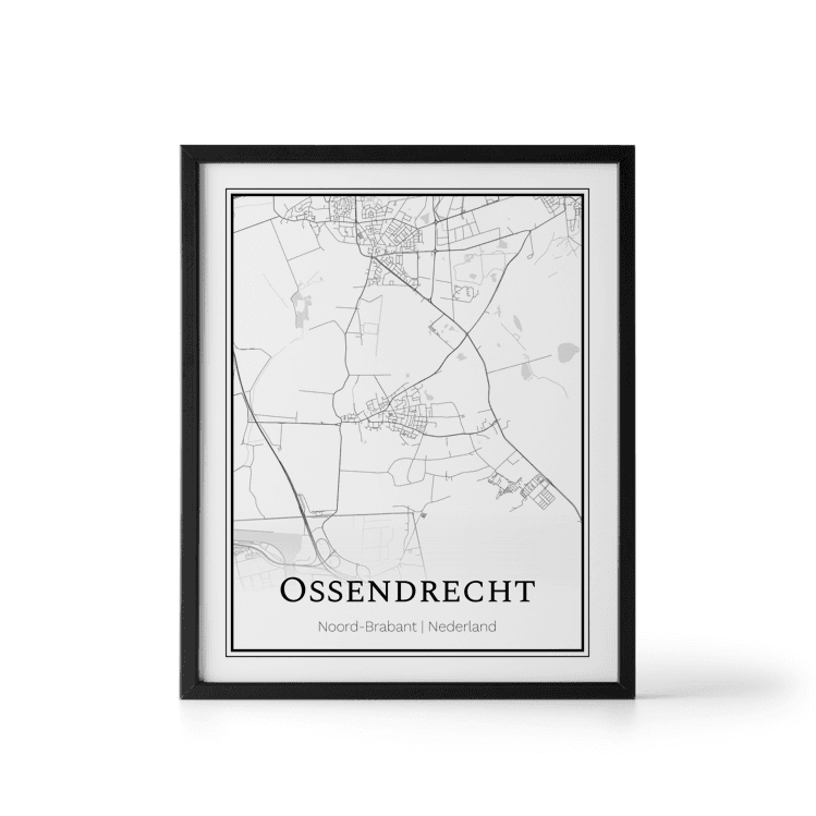 Plattegrond Ossendrecht poster - Where It Happened