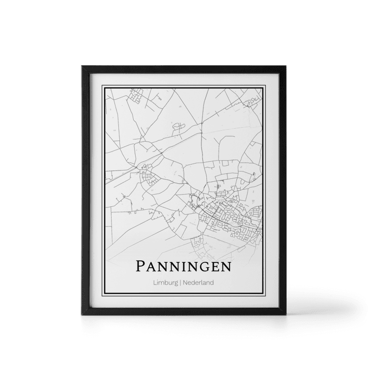 Plattegrond Panningen poster - Where It Happened