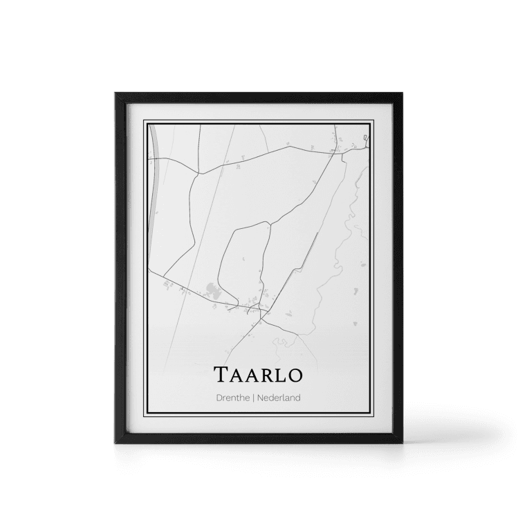Plattegrond Taarlo poster - Where It Happened