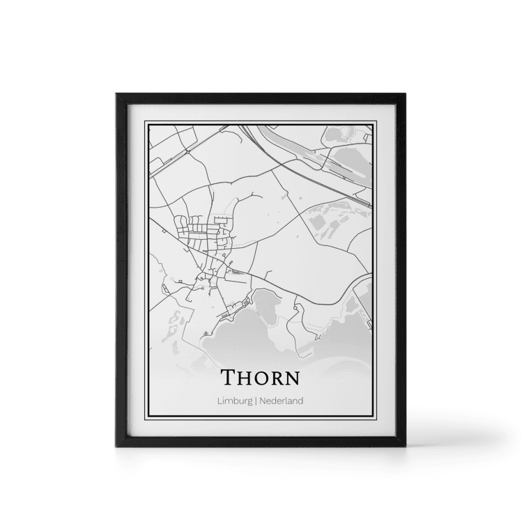 Plattegrond Thorn poster - Where It Happened