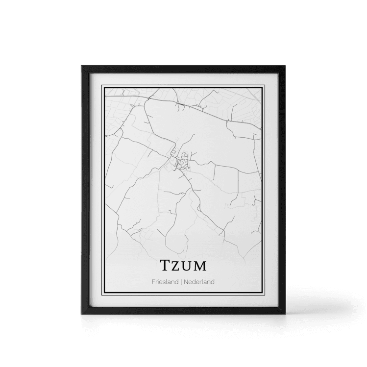 Plattegrond Tzum poster - Where It Happened