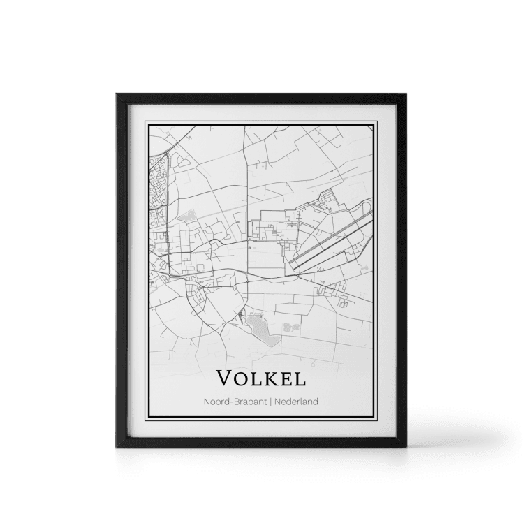 Plattegrond Volkel poster - Where It Happened