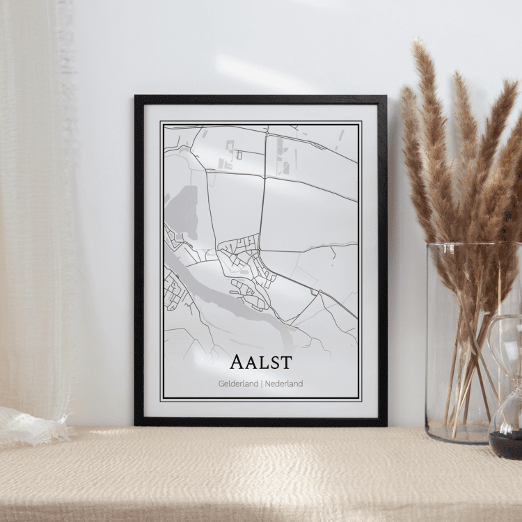 Plattegrond Aalst poster - Where It Happened
