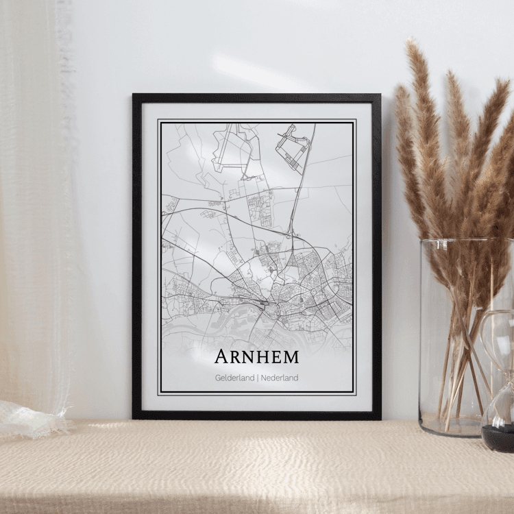 Plattegrond Arnhem poster - Where It Happened
