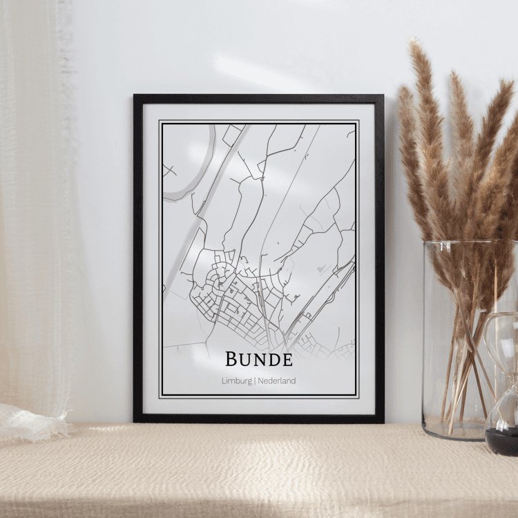 Plattegrond Bunde poster - Where It Happened